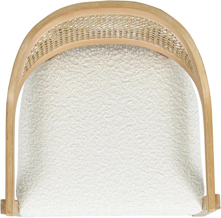 Americana Mid-Century Modern 26" Cane Back Counter Stool — ShipItFurniture