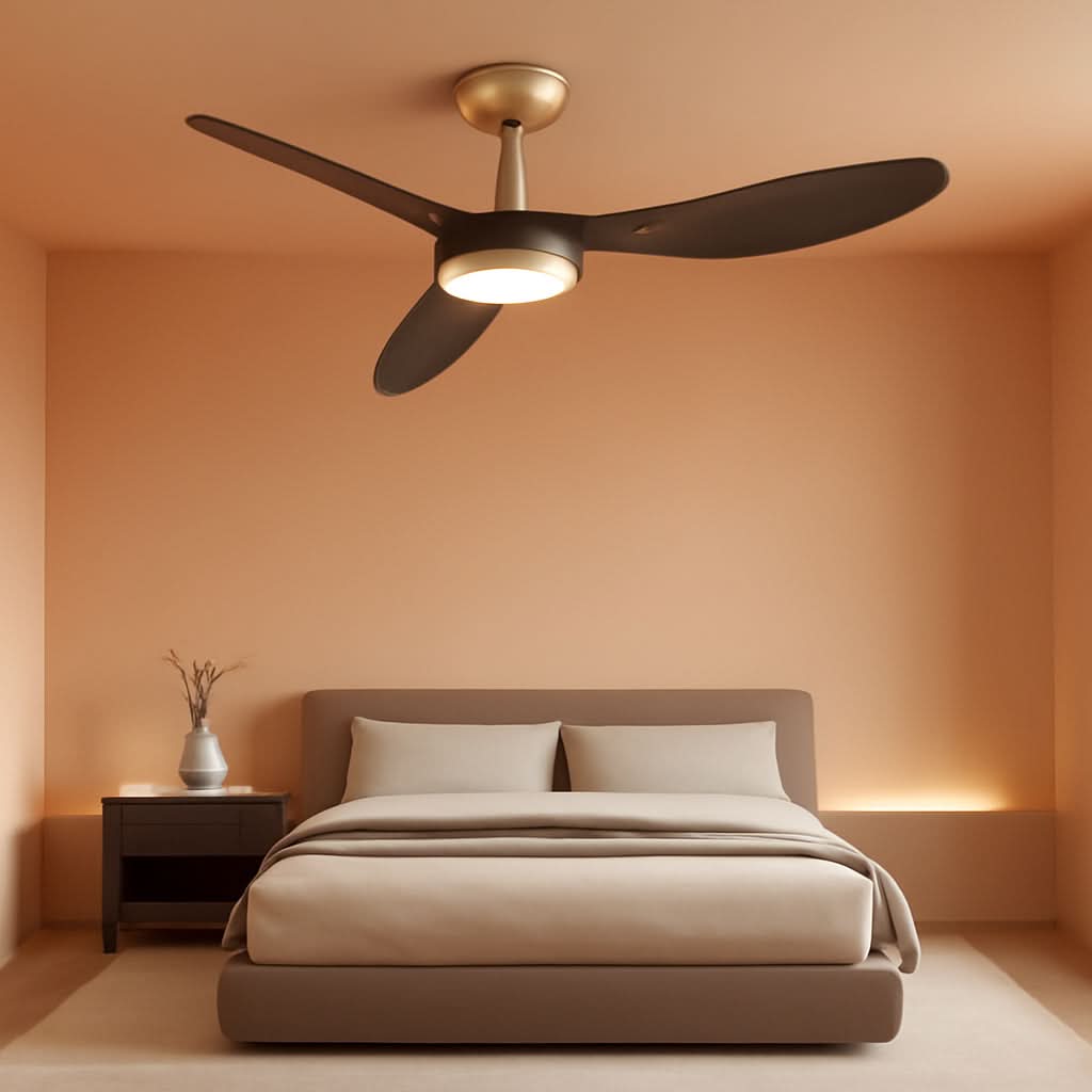 Large Airflow Indoor Ceiling Fan with Light — ShipItFurniture