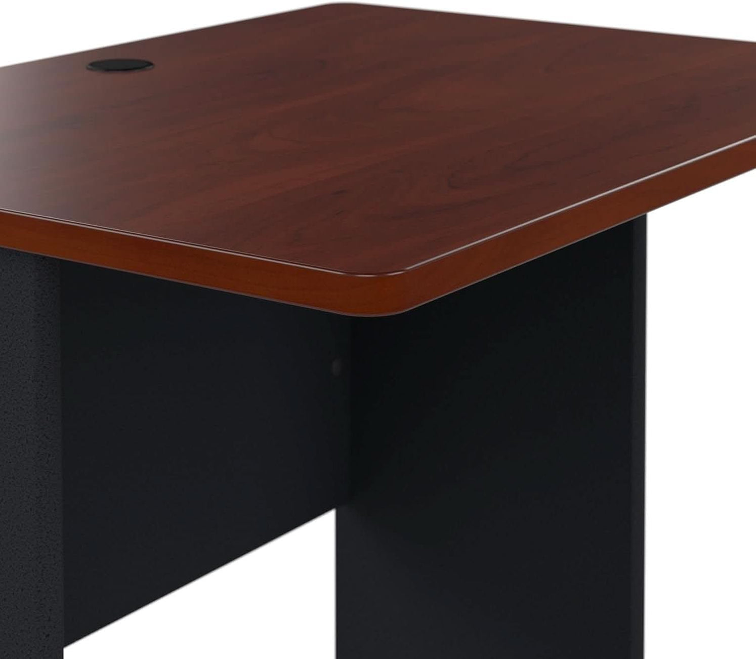 Series a 36W Small Desk in Hansen Cherry and Galaxy, Compact Computer ...